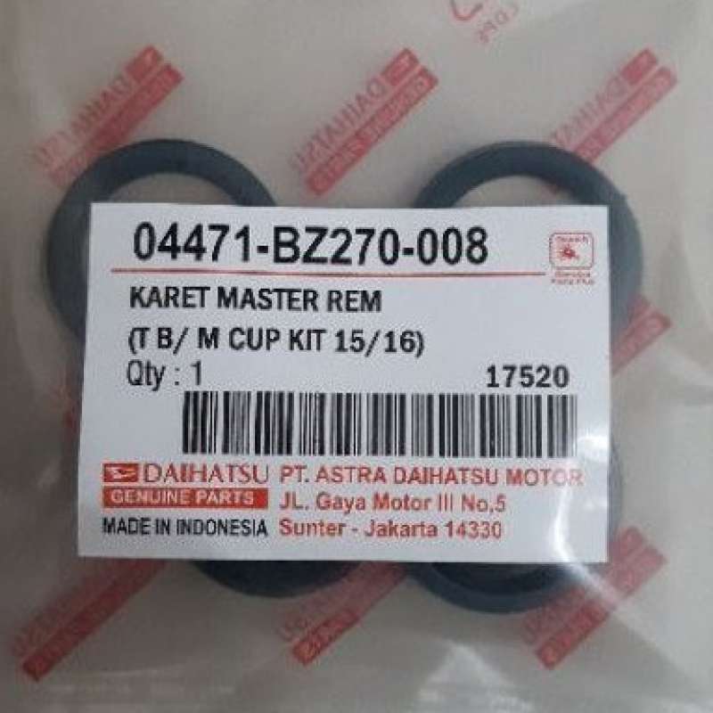 Jual Karet Master Rem Granmax Gi 04471-bz270 Di Seller Gst Motor - Sei ...