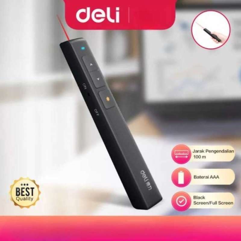 Promo Laser Pointer Merah Presentasi Wireless Slideshow Red Light 100 ...