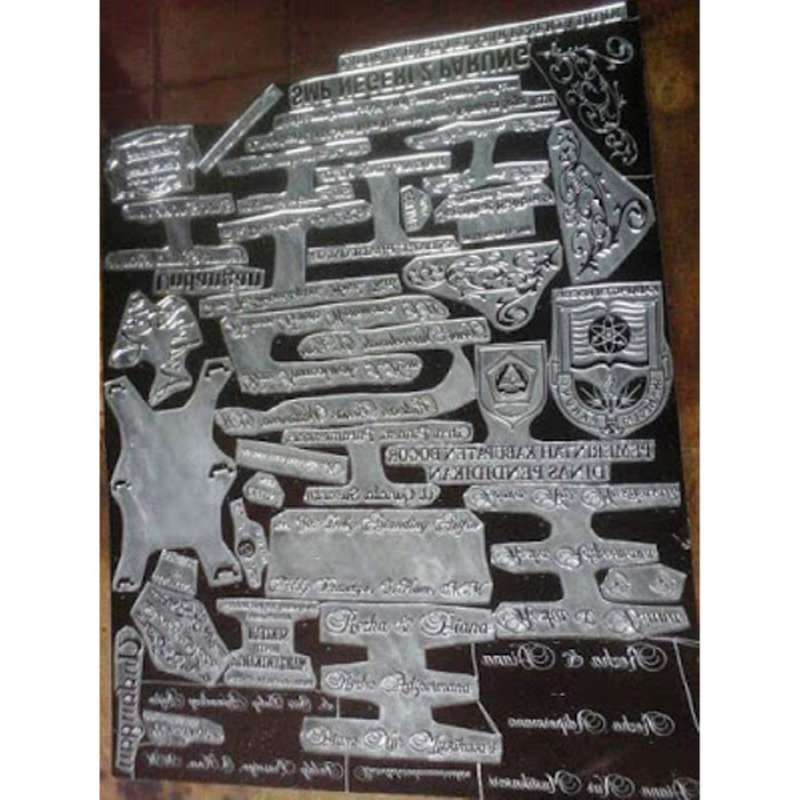 Promo Plat Embos Untuk Logo Ukuran Custom Diskon 23% Di Seller Rakki ...