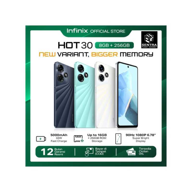 Jual Infinix Hot 30 8/256gb Di Seller Sentra Pusat Gadget Official ...