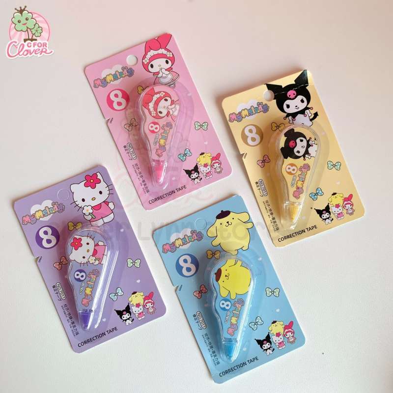 Jual CORRECTION TAPE CUTE CHARACTER tipex tip-ex tip ex stationary alat ...