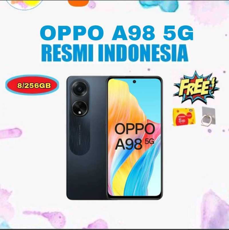Jual OPPO A98 5G 8/256GB ( RAM 8GB DAN INTERNAL256GB) - GARANSI RESMI INDONESIA di Seller ...