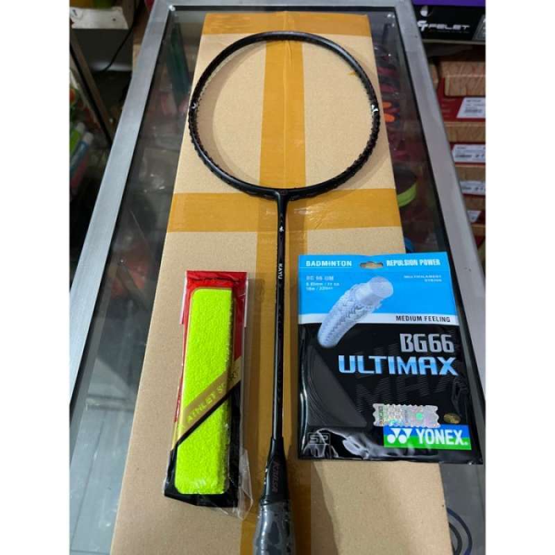 Promo Raket Badminton Kansa Kayu Tension 30Lbs Original Diskon 23% di ...
