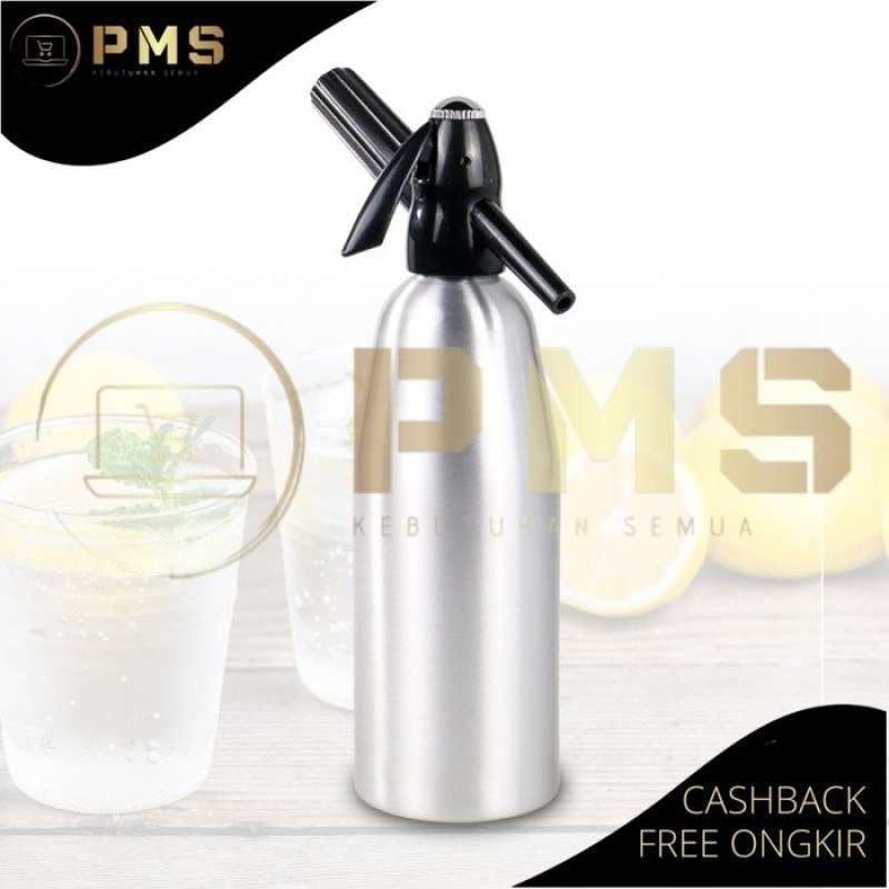 Jual Botol Pembuat Soda Siphon Maker Diy Bartender Co2 1l Sd My Silver ...