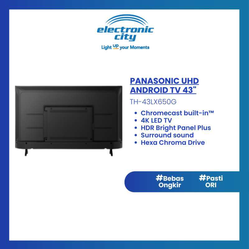 Promo Panasonic 43 Inch Android Tv Uhd - Th-43lx650g Diskon 9% Di ...