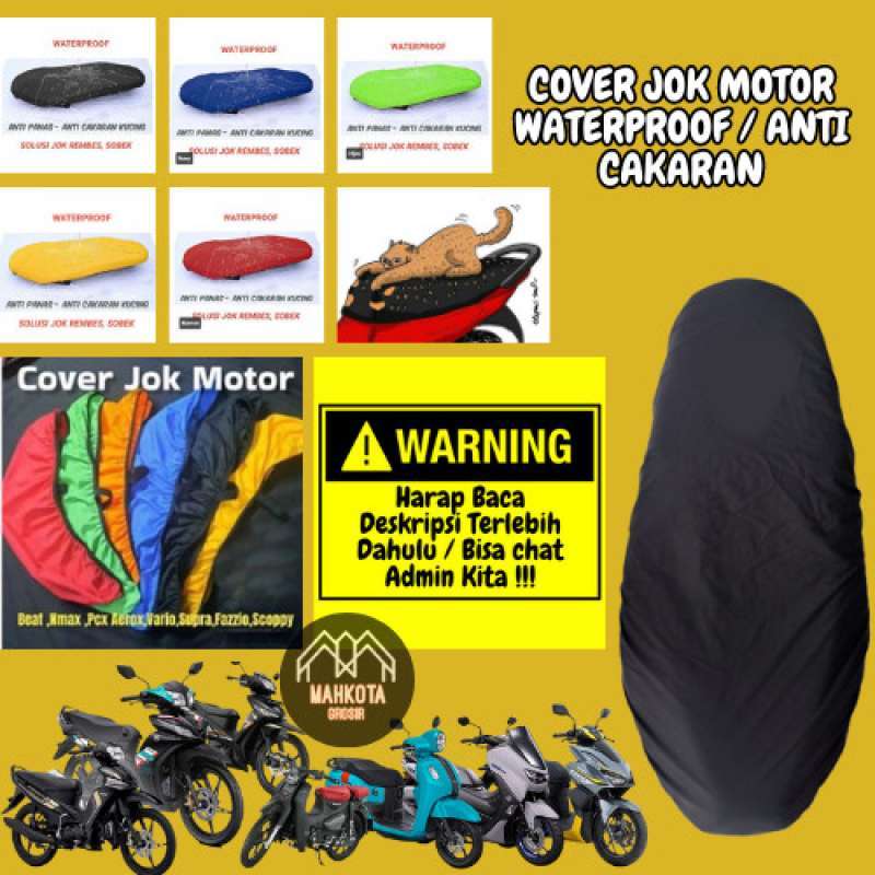 Jual Cover Jok /sarung Jok Motor Vario Scoopy Aerox Beat Universal Anti ...