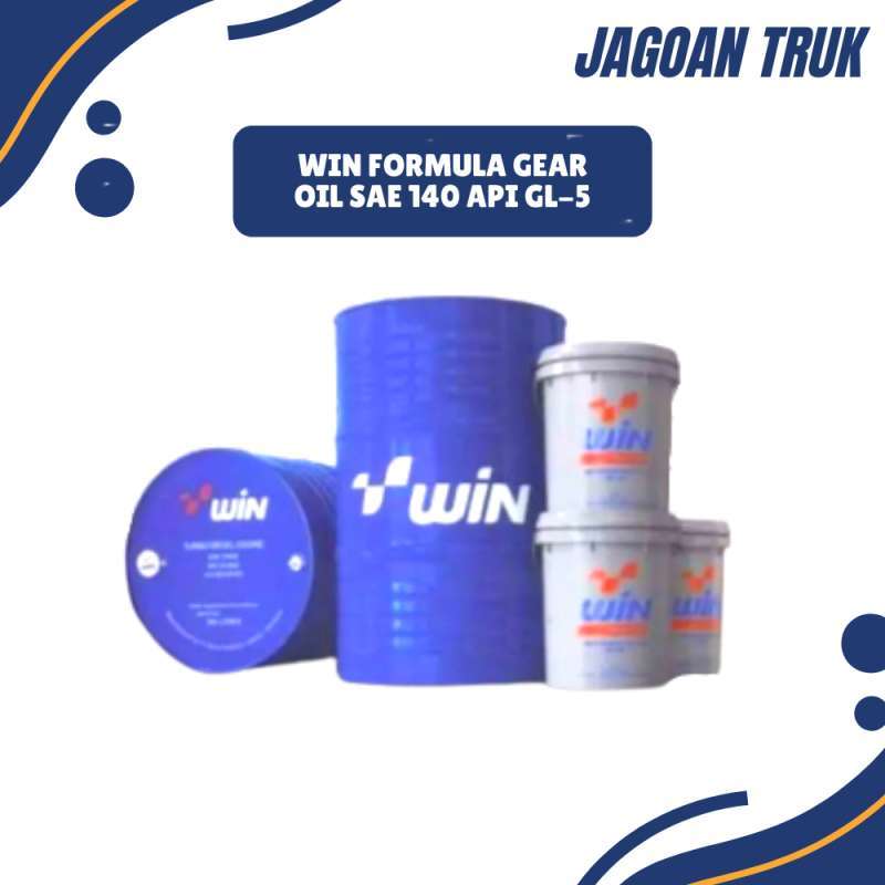 Promo Oli Win Formula Gear Oil Sae 140 Api Gl-5/win Oil Drum 200liter ...