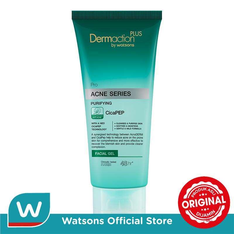 Promo Dermaction Plus by Watsons Acne Series Purifying Facial Gel 100ml ...