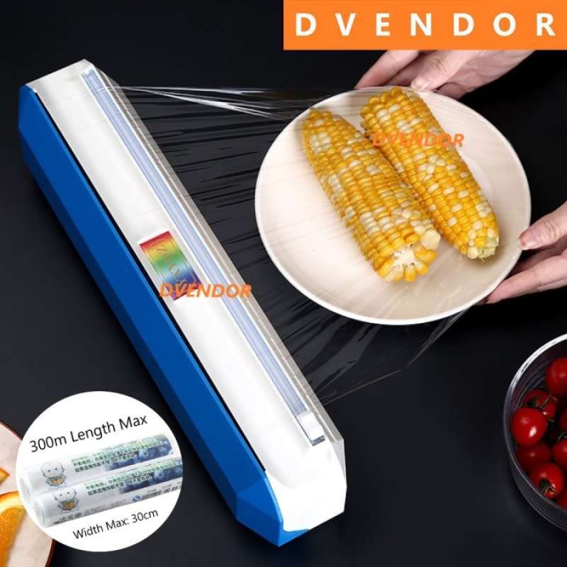 Jual Cling Wrap Dispenser Alat Tempat Pemotong Plastic Wrapping Slide ...