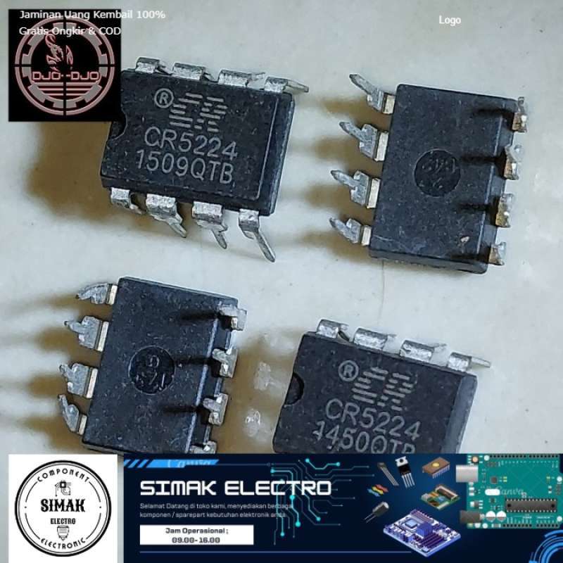 Promo CR5224 CR 5224 IC Power Mosfet Control 15W Dip-8 PWM Chip-Rail ...