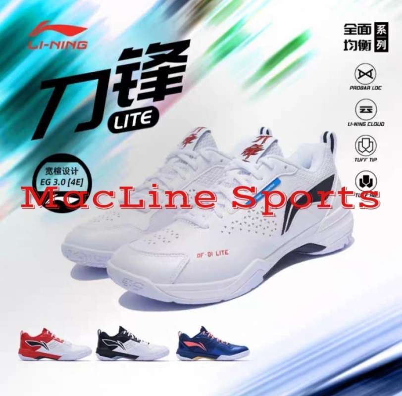 Jual SEPATU BADMINTON LINING DF-01 LITE ORIGINAL LI-NING AYZT005 di ...