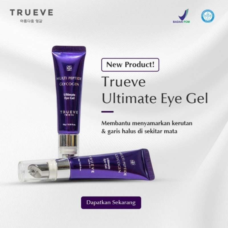 Jual Trueve Multi Peptide Glycogen Ultimate Eye Gel Serum Mata Original ...