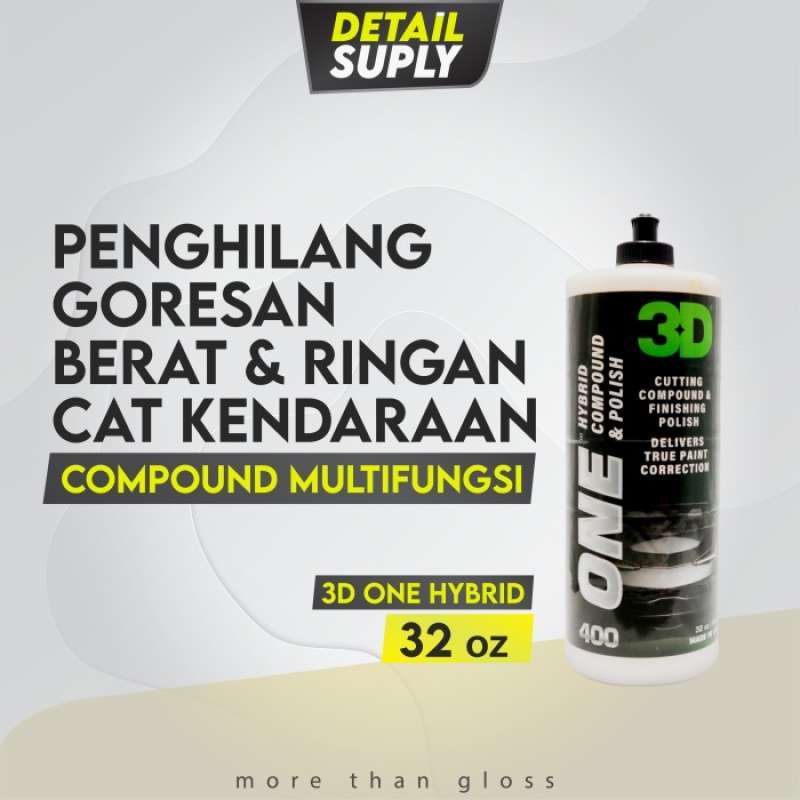 Promo 3d One Hybrid - One Step Cutting, Polish, Finishing Compound 32oz ...