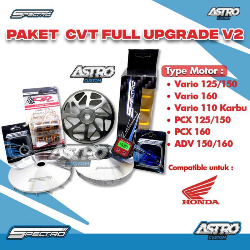 Jual Full Upgrade Cvt V2 Vario 125 Vario 150/160 Pcx 150 Pcx160 Adv 150 ...
