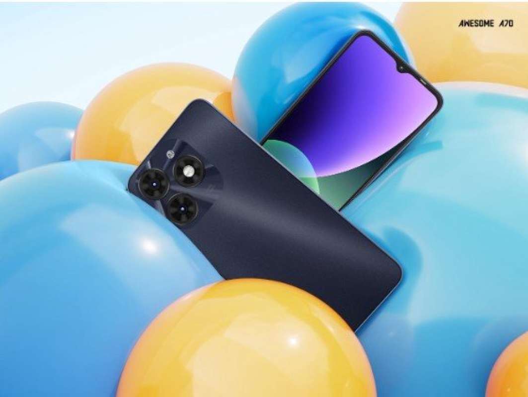 Jual Hp Itel A70 Ram 4gb Internal 128gb Garansi Resmi - Starlish Black ...