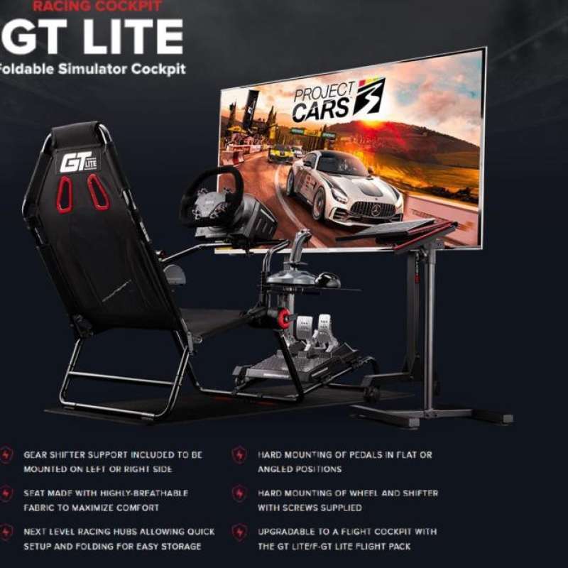 Promo Sale Next Level Racing Gt Lite Simulator Racing Cockpit - Nlr ...