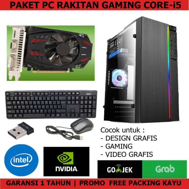 Jual CPU/KOMPUTER/PC RAKITAN GAMING INTEL i5 RAM 16GB VGA 4GB DESIGN/EDITING / GAMING KOMPUTER ...