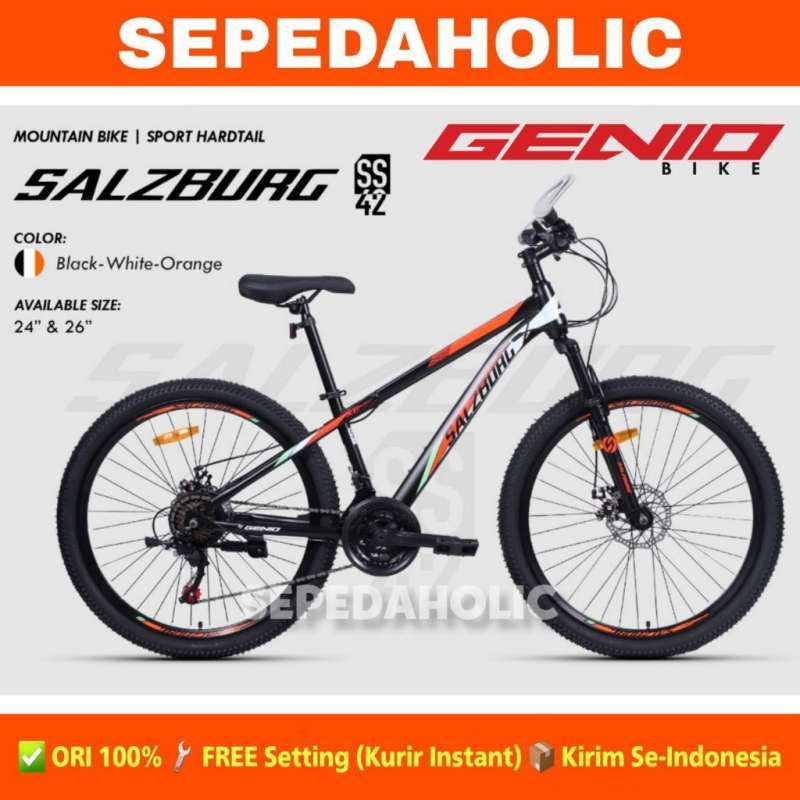Promo Sepeda Gunung Mtb Genio Salzburg Ss 42 Ukuran 20 24 26 Inch 24 ...