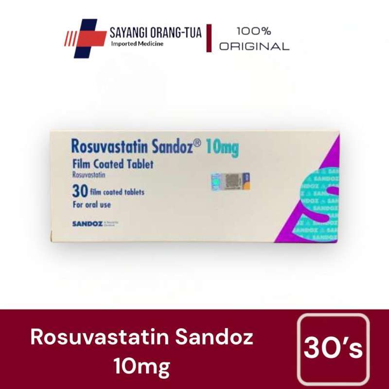 Jual Rosuvastatin Sandoz® 10mg 30 tablets di Seller Sayangiorangtua - Kesawan, Kota Medan | Blibli