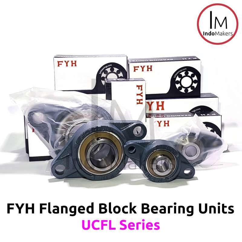 Jual Flanged Block Bearing Unit Ucfl 202 - As 15mm Fyh Japan Di Seller ...