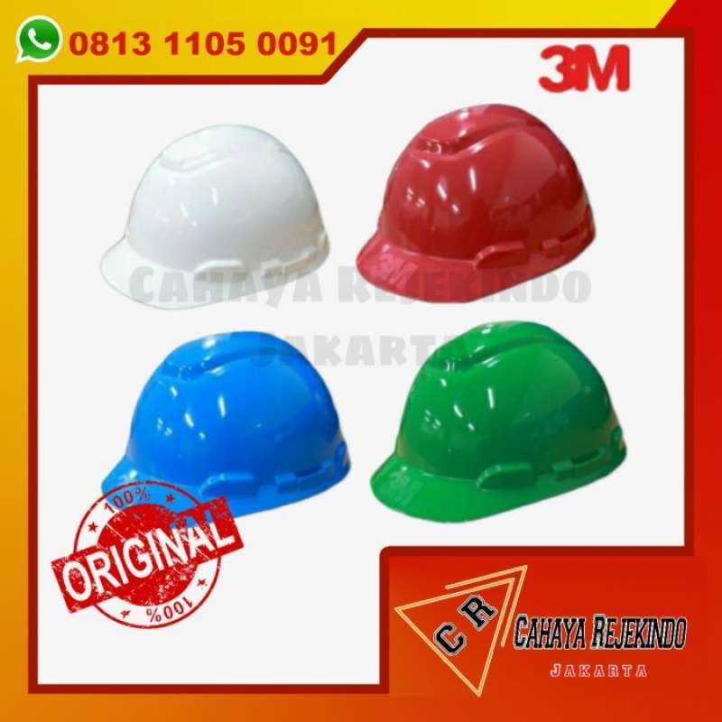 Promo Helm Safety Proyek 3m H-700r/safety Helmet 3m H-700r/helm Proyek ...