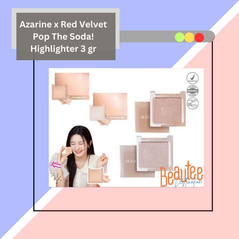 Jual Azarine X Red Velvet Pop The Soda! Highlighter 3 Gr - #02. Fresh ...