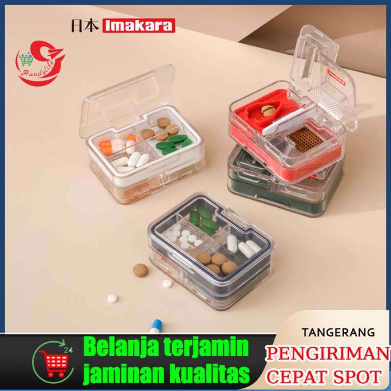 Promo 3 In 1 Japan Pemotong Obat Kotak Obat Tempat Obat Alat Pemecah ...