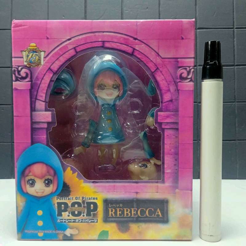 Jual mainan statue figure Pop rebecca kid portrait of pirates one piece ...