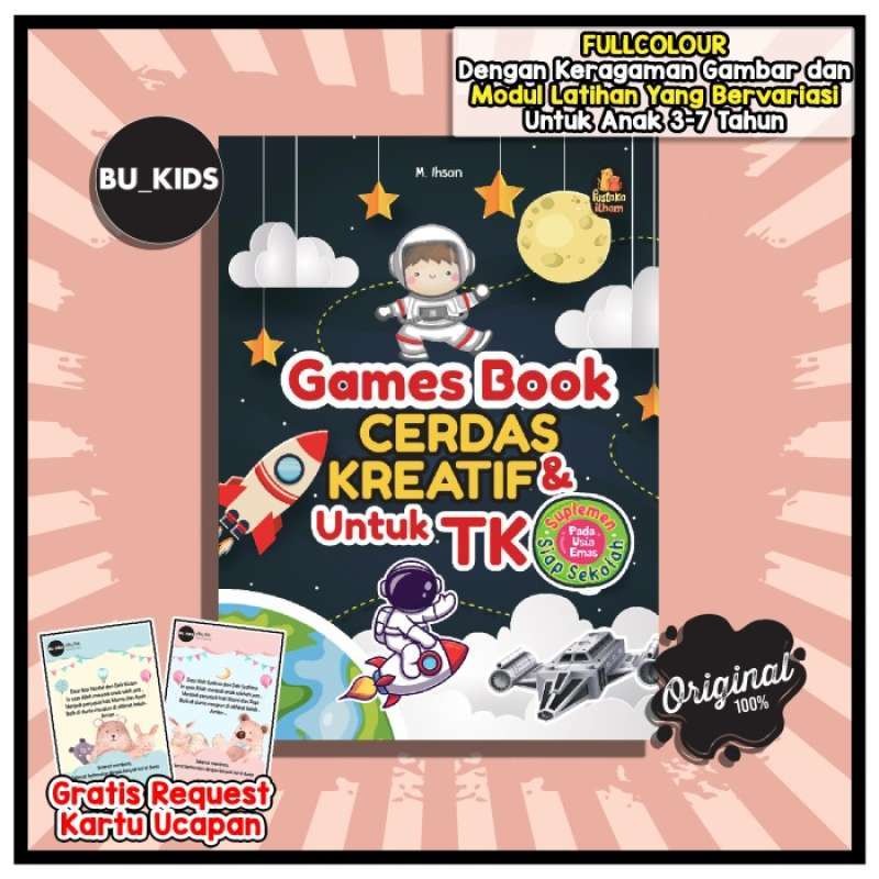 Promo BUKU ANAK TK & PAUD ; GAMES BOOK CERDAS & KREATIF UNTUK TK ...