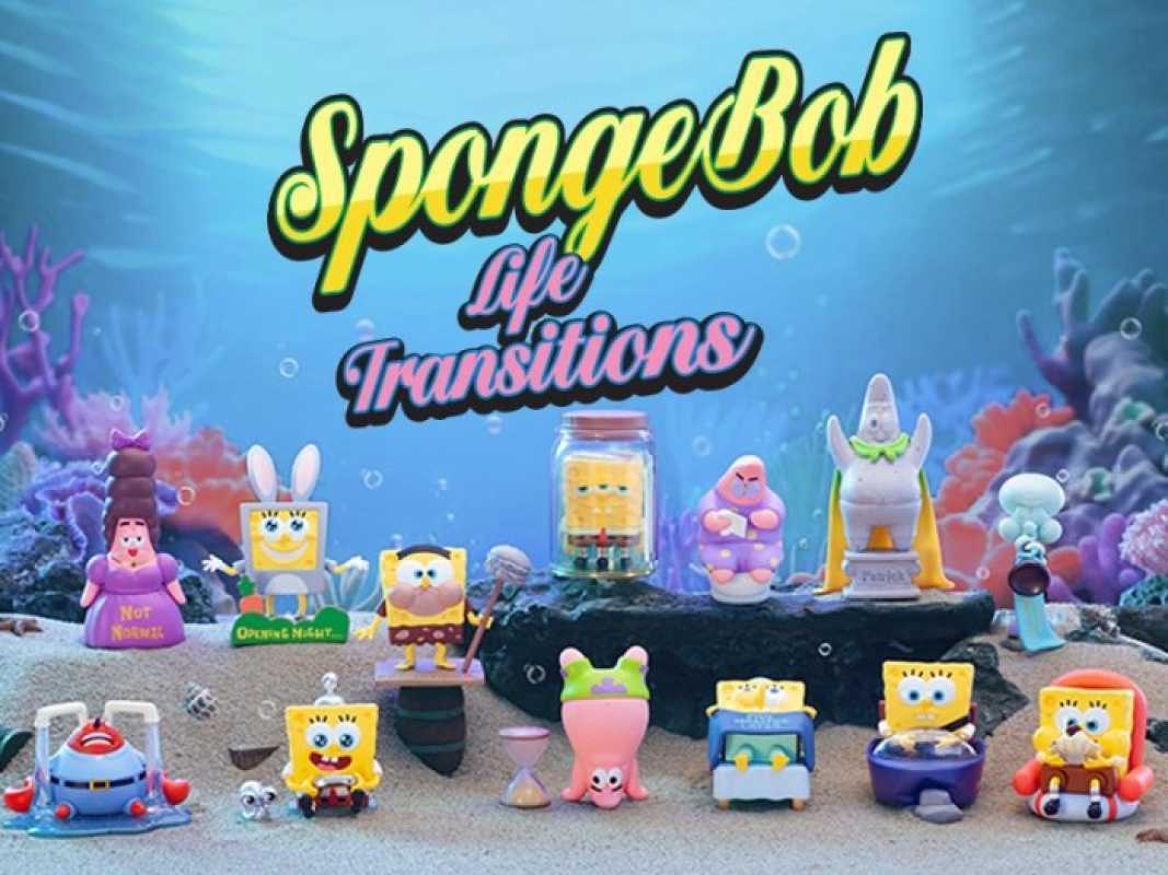 Promo Spongebob Life Transitions Pop Mart Confirmed Open Box Figure ...