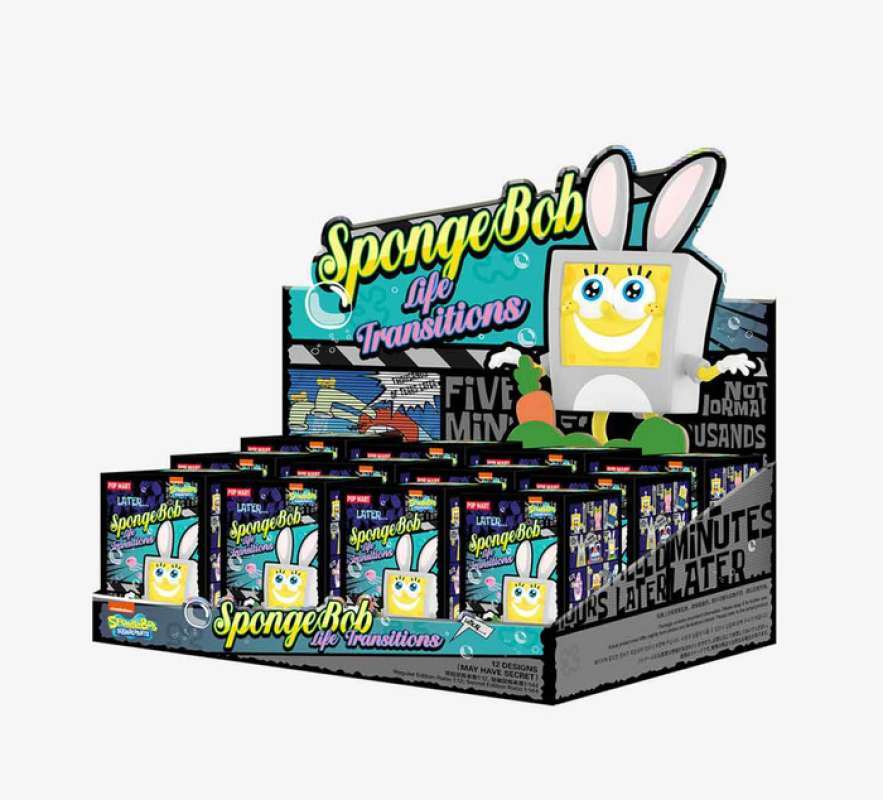 Promo Spongebob Life Transitions Pop Mart Confirmed Open Box Figure ...