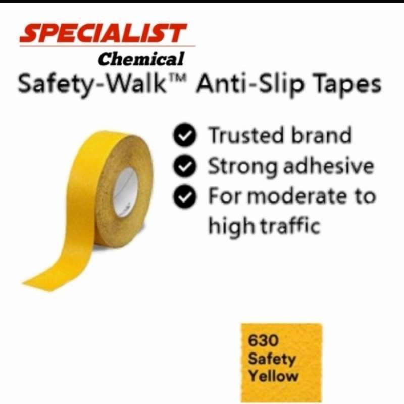 Jual Anti Slip 3m 630- B Yellow - Safety Walk Tape 630b - Anti Licin Lantai Di Seller Bilatera ...