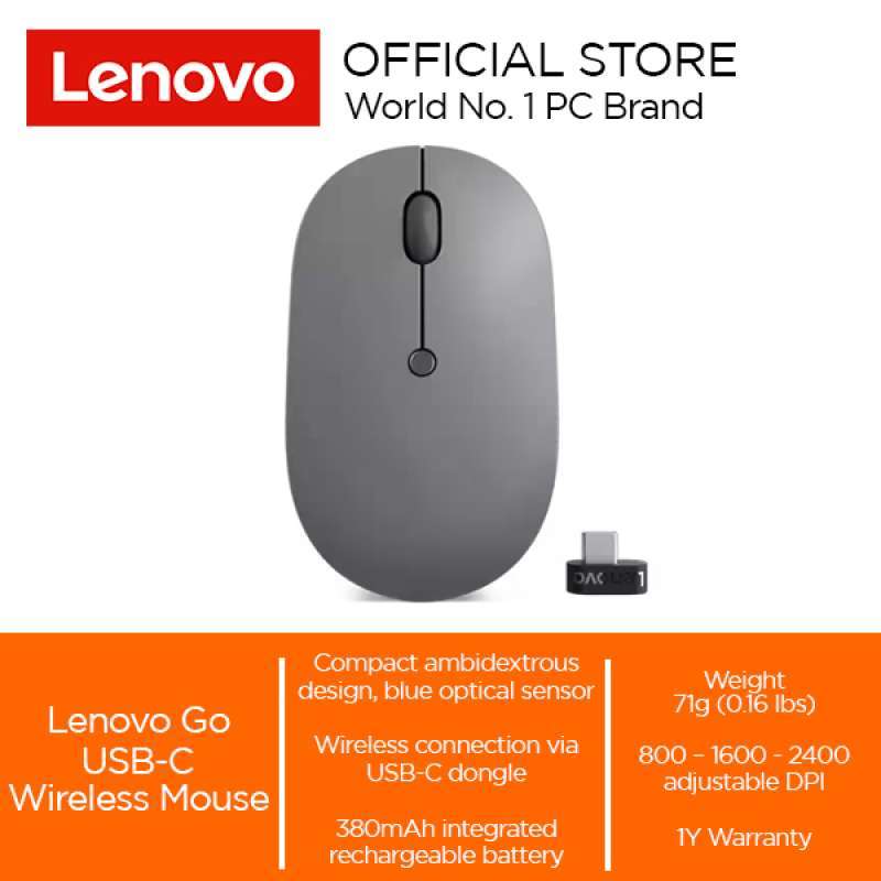 Promo Lenovo Go Usb-c Wireless Mouse Diskon 4% Di Seller Lenovo Yoga ...