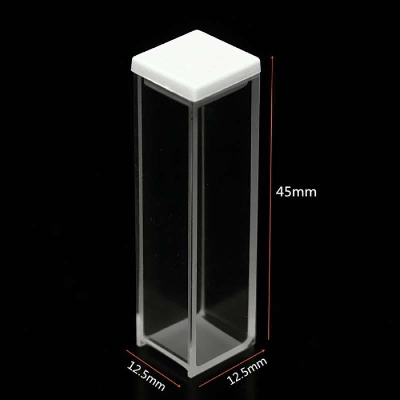 Promo Kuvet Fluorescens / Fluorescence Cuvettes 10mm / Kuvet bening 4 ...