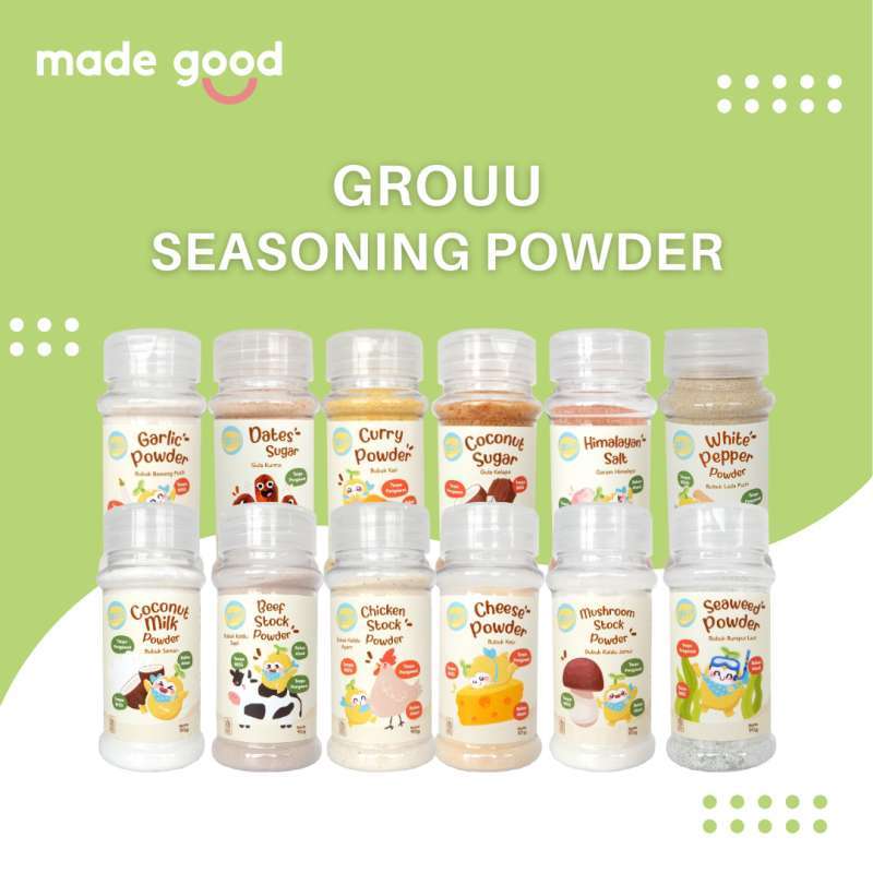 Promo Grouu - Cooking Powder / Bubuk Masak Mpasi Banyak Rasa 45g - 100g ...