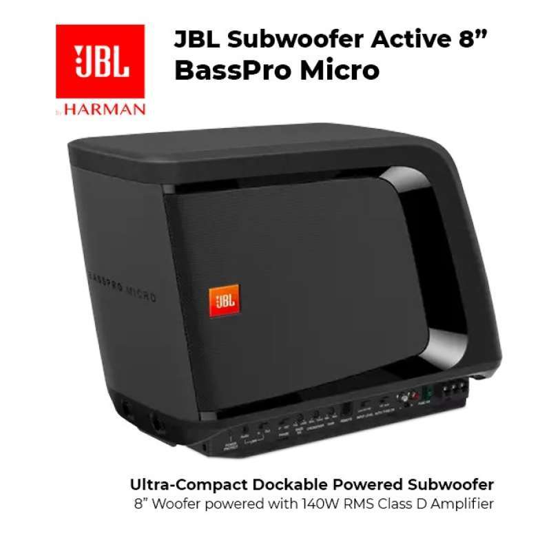 Promo Subwoofer Active Jbl Basspro Micro 8â€³ Inch Built In Power ...