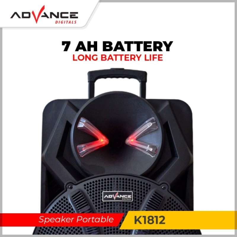 Promo Advance K-1812 Speaker Meeting Portable 18 Inch Free 2 Mic Wireless Diskon 25% Di Seller ...