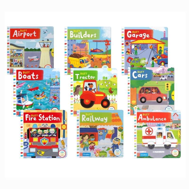 Jual Buku my Busy Book Campbell Sliders Pull and Push Board Books Buku ...