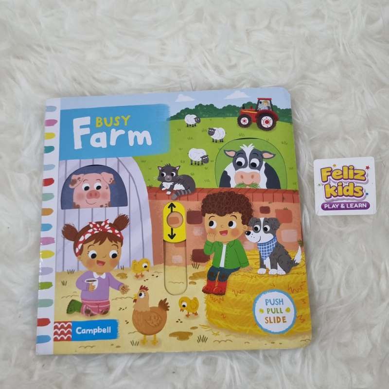 Jual Buku My Busy Book Campbell Sliders Pull And Push Board Books Buku ...