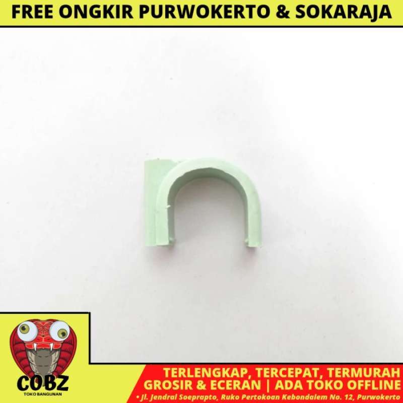 Jual 1/2 In / Arrow Klem Pipa Plat Pipe Clamp Plastik Pvc Di Seller ...