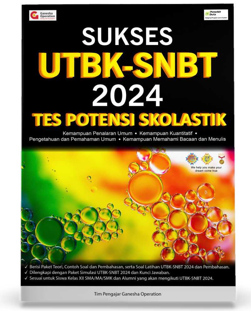 Jual Buku Utbk 2024 - Sukses Utbk Snbt 2024 Tes Potensi Skolastik ...