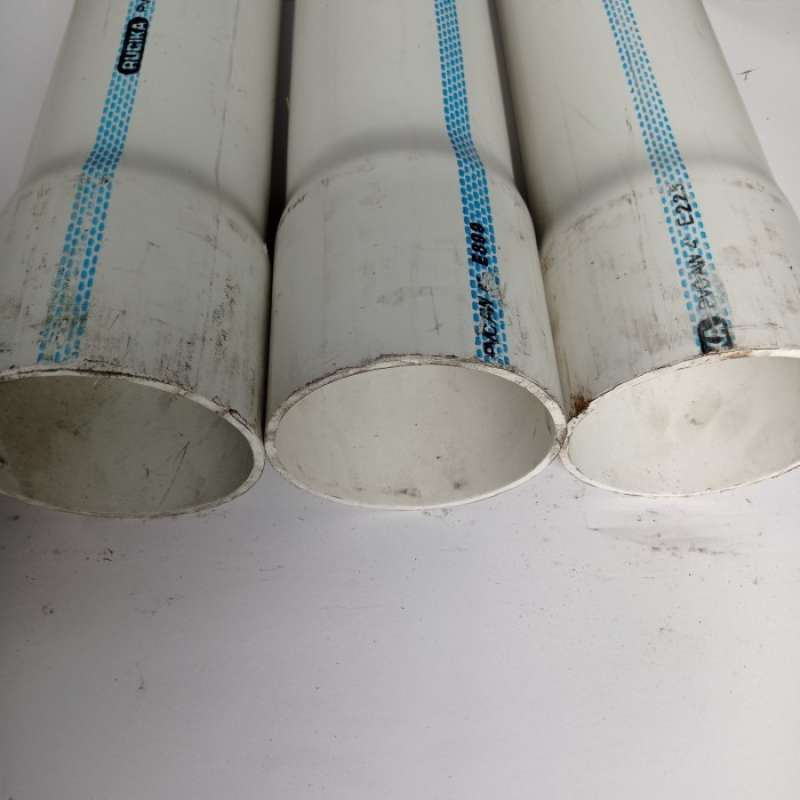 Jual 4 Inch / Rucika Wavin Aw Lis Biru Pipa Pralon Paralon Pvc Per ...