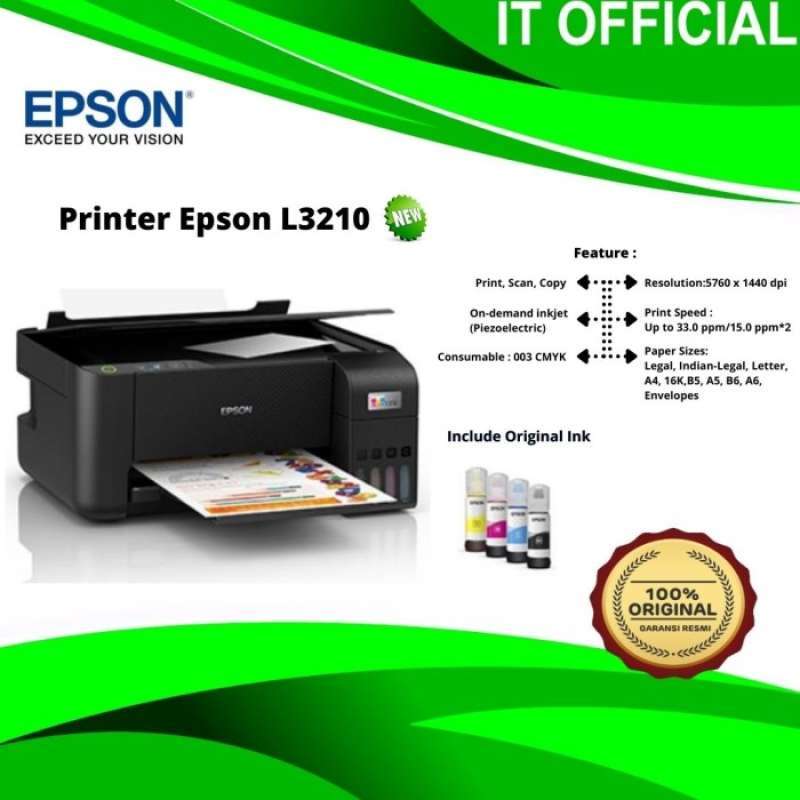 Jual Printer Epson L3210 Baru Original Murah - Harga Diskon Juni 2024 ...