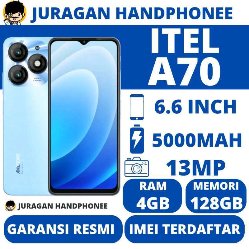 Jual Hp Itel A70 8 128 Spesifikasi Original, Murah & Diskon Harga Maret ...