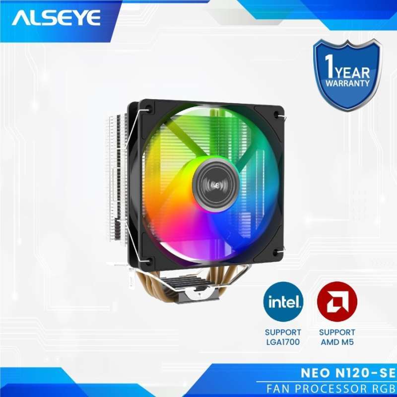 Jual Alseye Fan Processor Rgb Intel & Amd Neo N120-se - Cpu Cooler Fan ...