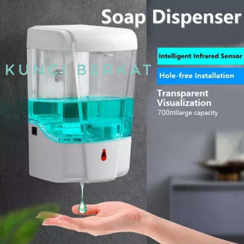 Promo Hand Soap/Tempat Sabun Cair/Automatic/Sensor/Putih Diskon 33% di ...