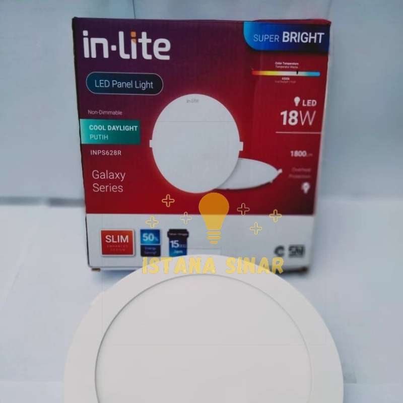 Jual INLITE Downlight LED OB IN-LITE PANEL Led Outbow 6 WT 12 WT 18 WT ...