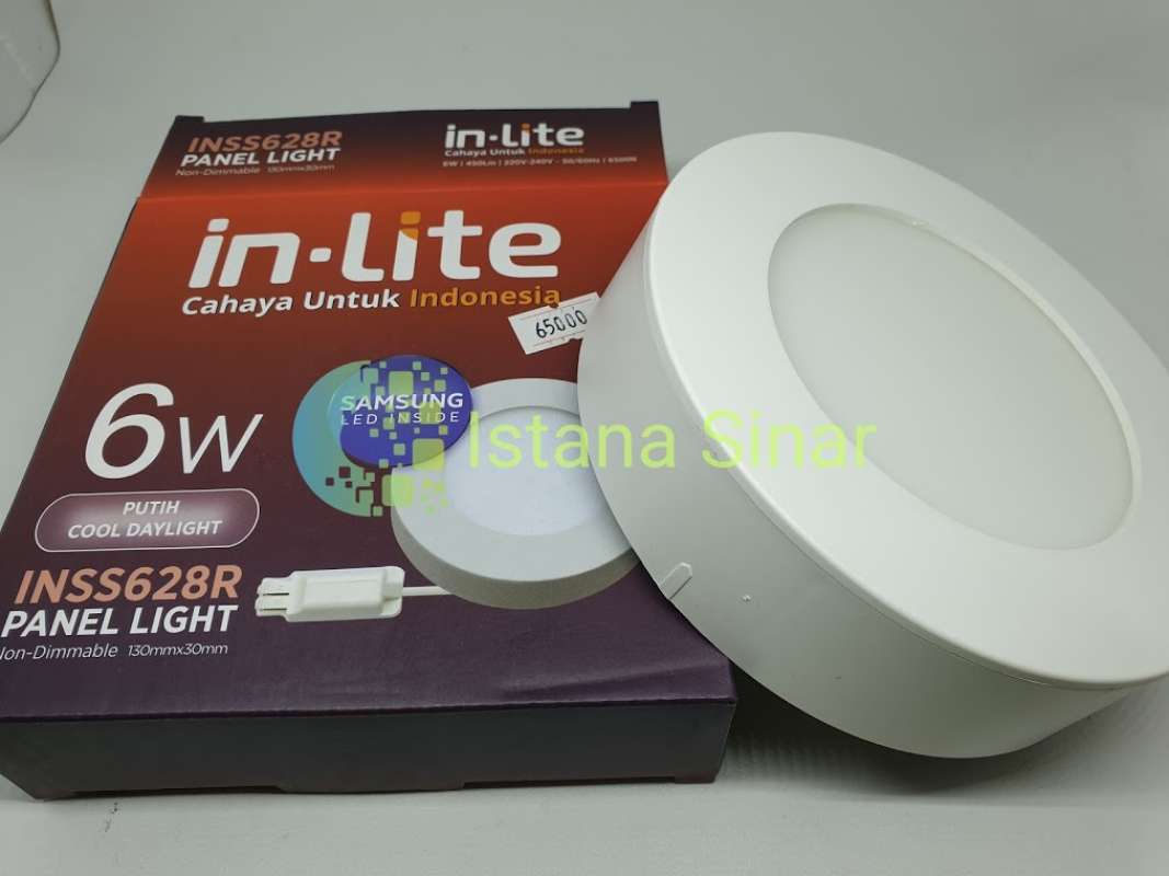 Jual INLITE Downlight LED OB IN-LITE PANEL Led Outbow 6 WT 12 WT 18 WT ...