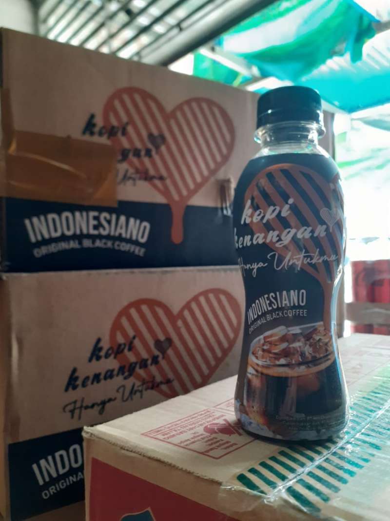 Jual Kopi Kenangan Coffe Latte dan Black Aren 200ml 1 dus isi 24 botol ...