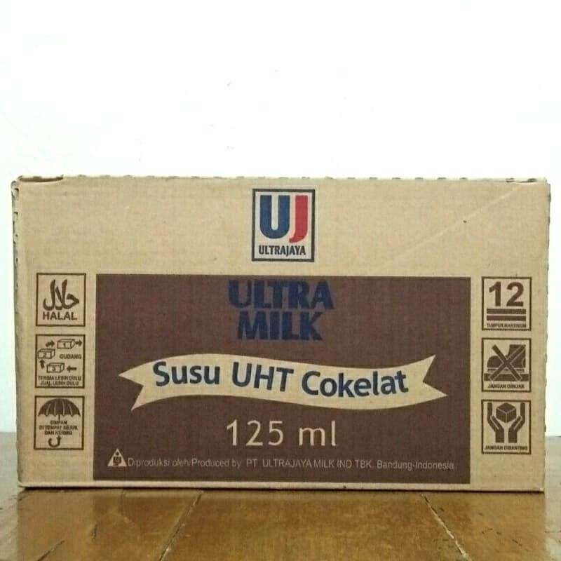 Promo Susu Ultra Milk Rasa Cokelat Kotak UHT | Coklat | Chocolate - 125 ...